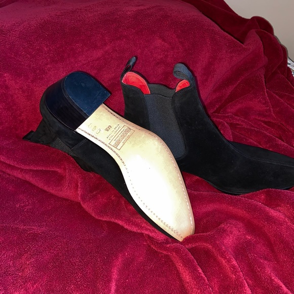 The Beatles | Shoes | Mark Astbury Premium Italian Suede Beatle Boots ...